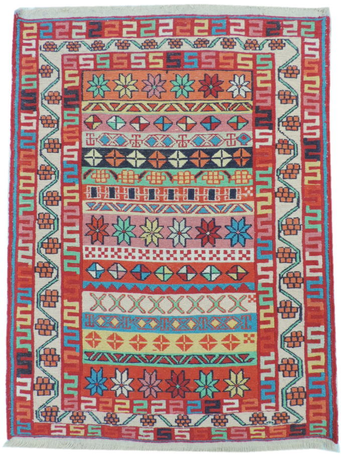 スマックキリム 手織り ペルシャキリム 高品質ウール イランシルジャン 産 敷物 玄関マットサイズ 100cmx72cm【本物保証/直輸入】 – JAHAN